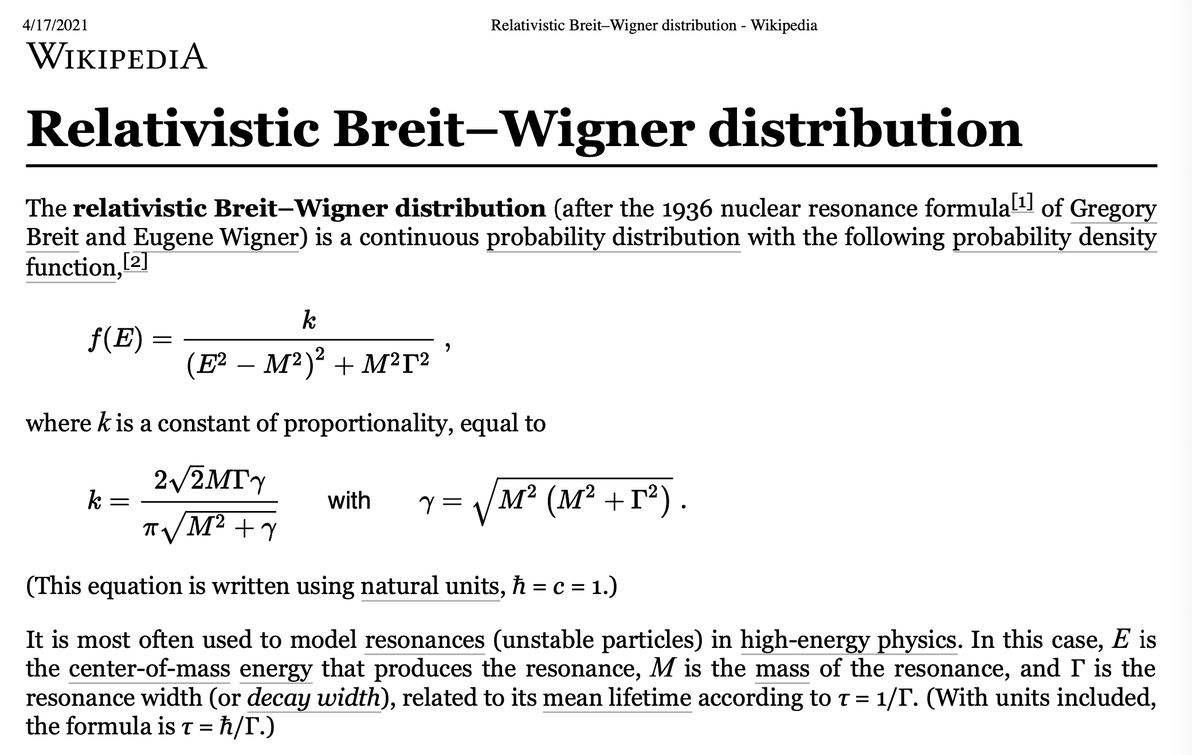 【cern root】用高斯/BW/uniform产生数据并用高斯/BW进行拟合 - 哔哩哔哩