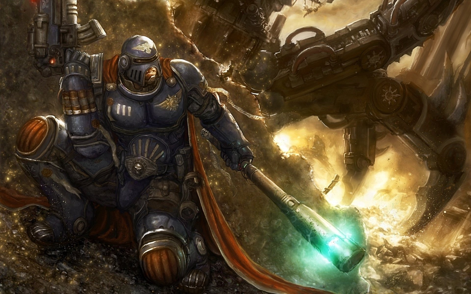 一些个人收藏的雷霆战士的高清图集 战锤40k - 哔哩哔哩