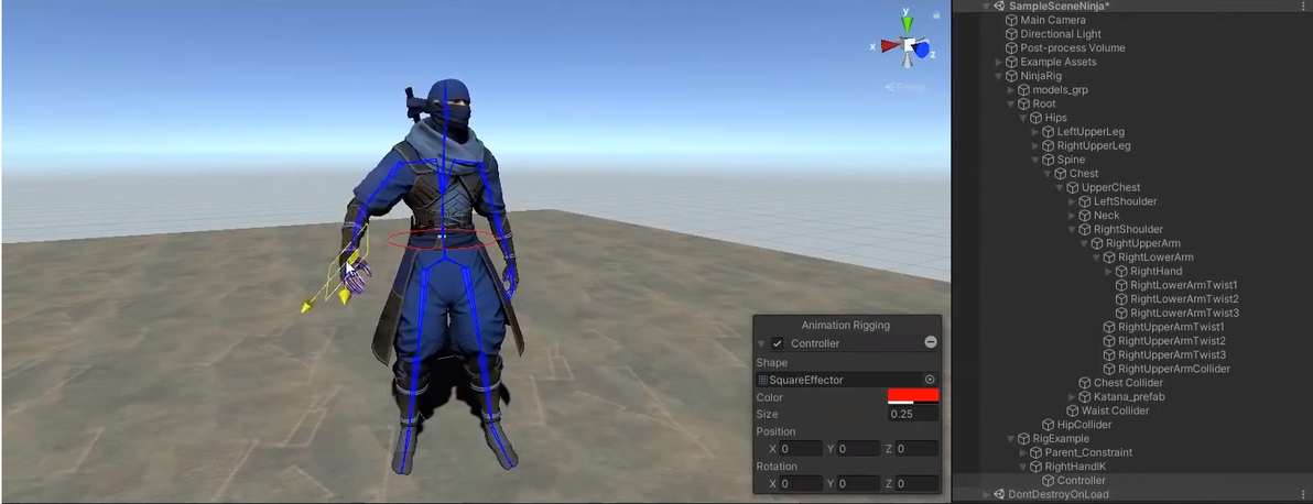 Unity学习笔记 Vol.69 动画绑定（Animation Rigging）教程 - 哔哩哔哩