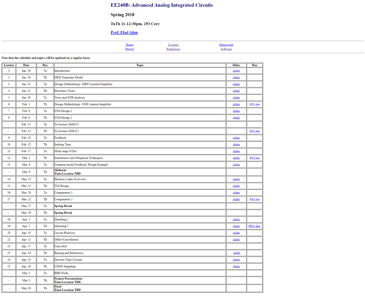 Berkeley IC课程EE240讲义分享 - 哔哩哔哩