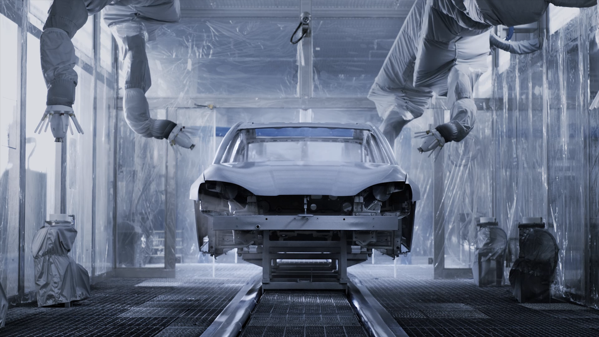 全是机械臂！20张动图，带你走进比亚迪新能源汽车生产线 - 哔哩哔哩