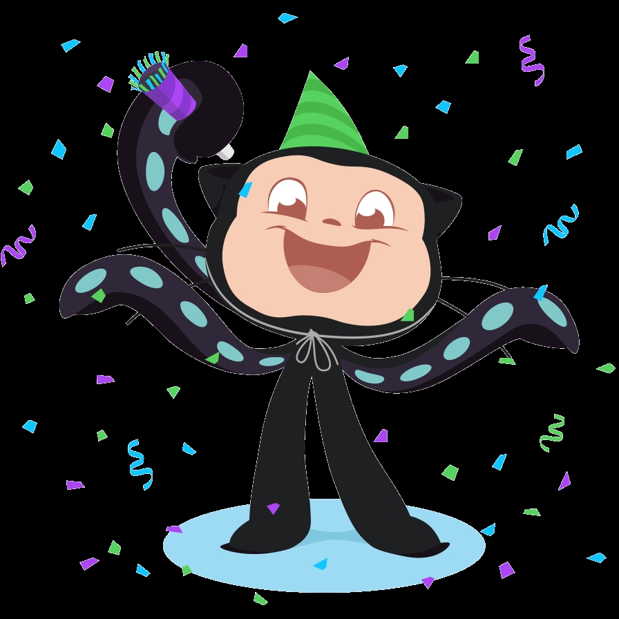 一点Github吉祥物（章鱼猫octocat）的图片 - 哔哩哔哩