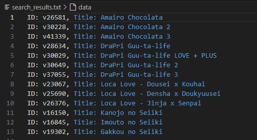 如何快速使用VNDB创建自己的galgame清单 - 哔哩哔哩