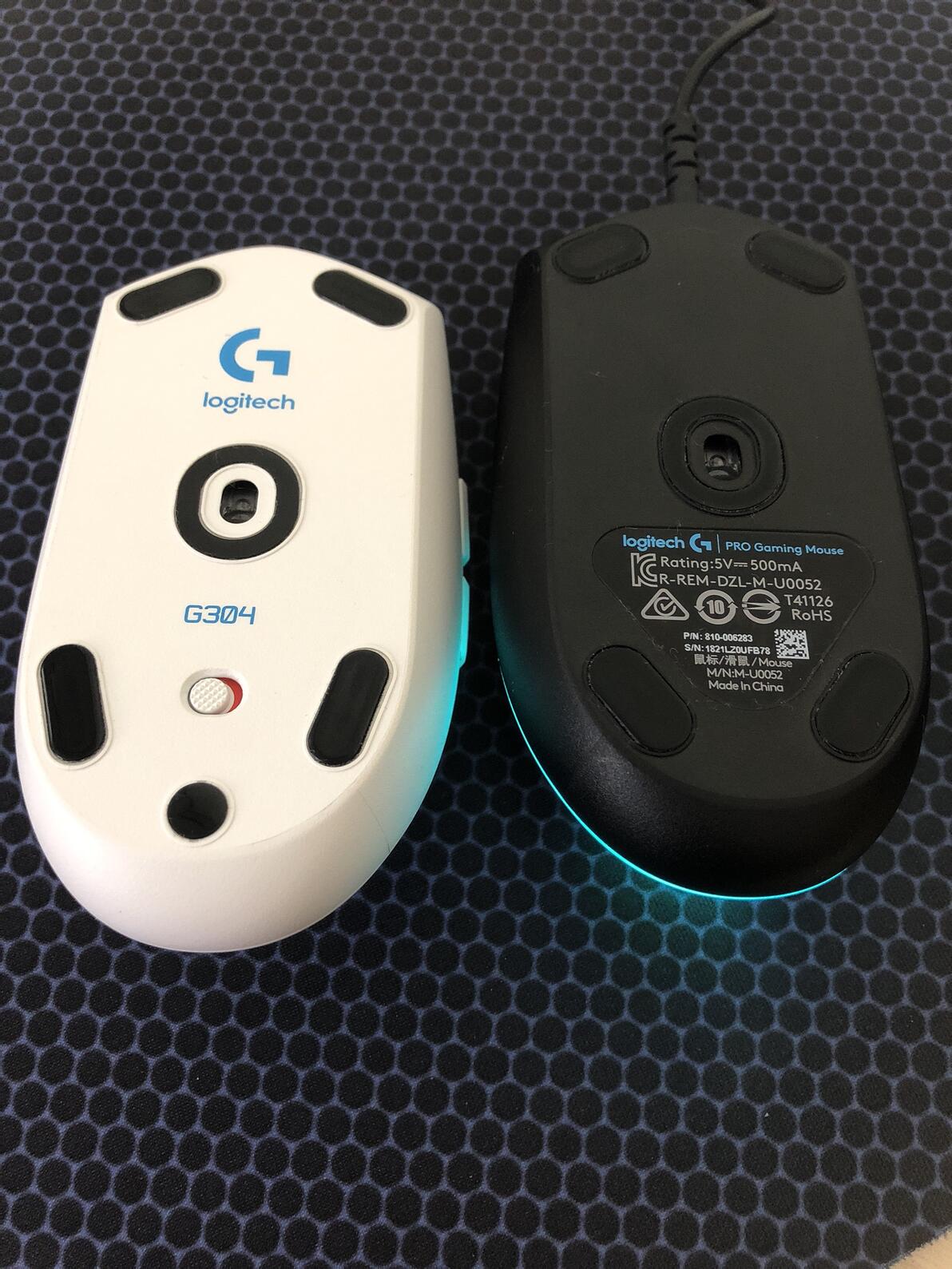 横评：罗技G PRO HERO vs G304 - 哔哩哔哩