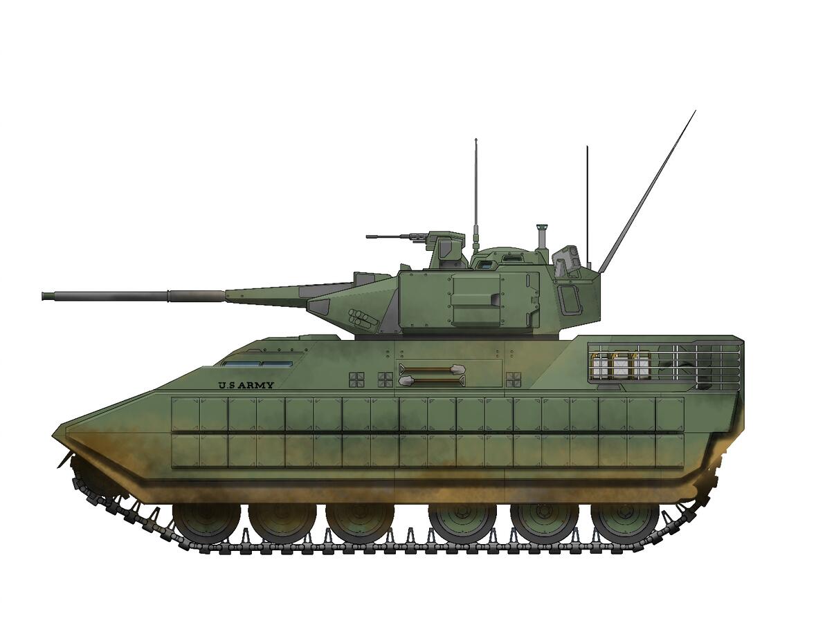 （原创）M7A2/A3“布雷德利”步兵战车/侦察车 - 哔哩哔哩