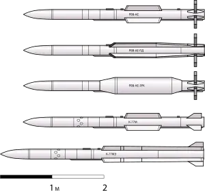 双头鹰的短喙——R-77系列空空导弹 - 哔哩哔哩