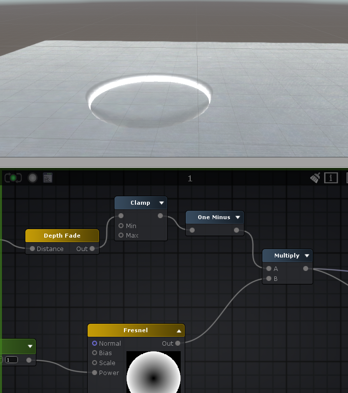 Unity 深度混合节点的使用shader-02 - 哔哩哔哩