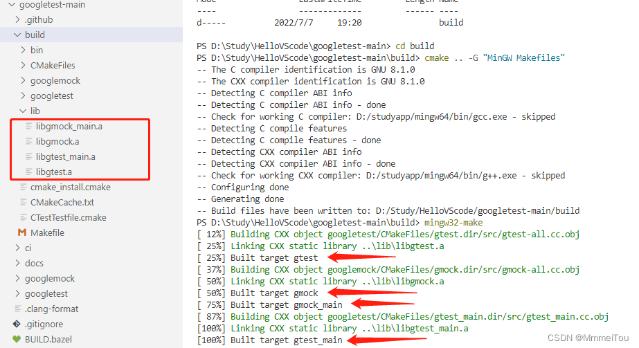 Win10下VScode C++环境配置,Cmake与Gtest的简易使用 - 哔哩哔哩
