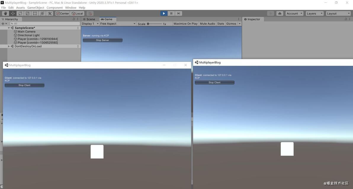 【Unity网络游戏学习笔记】(2) 快速创建你的第一个Mirror服务/客户端游戏（一） - 哔哩哔哩