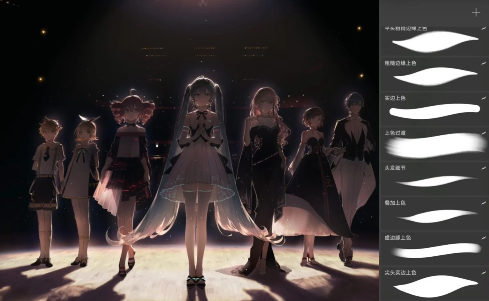 P站国人画师三巨头之一-Rella同款笔刷 - 哔哩哔哩