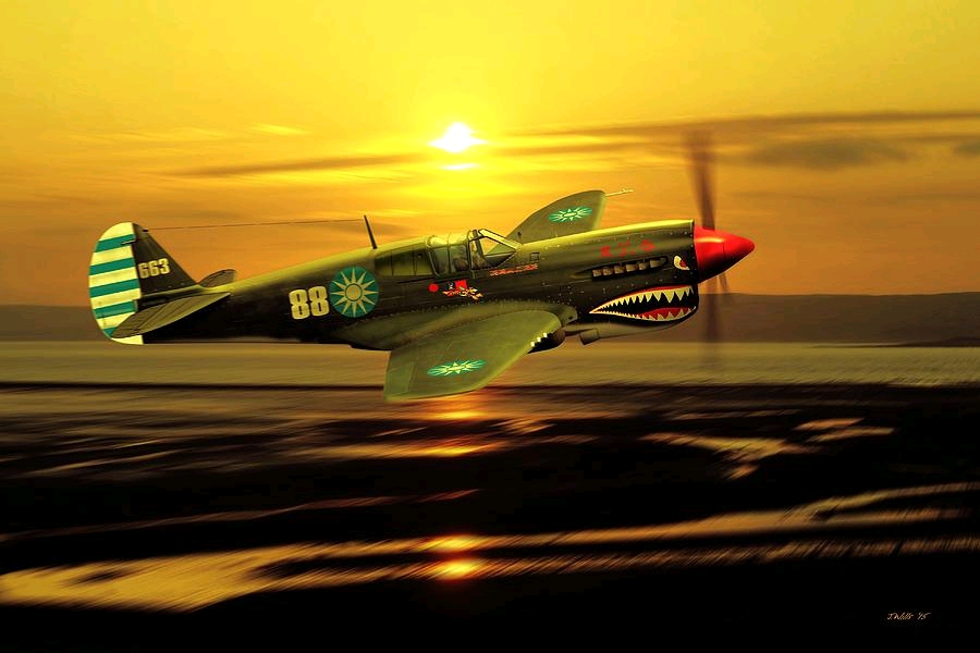 尖喙利爪——P-40战鹰型号辨别（P-40F~XP-40Q） - 哔哩哔哩