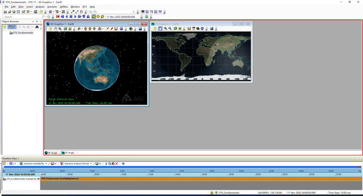【STK11官方Tutorial学习笔记】Lesson1：创建新场景 - 哔哩哔哩
