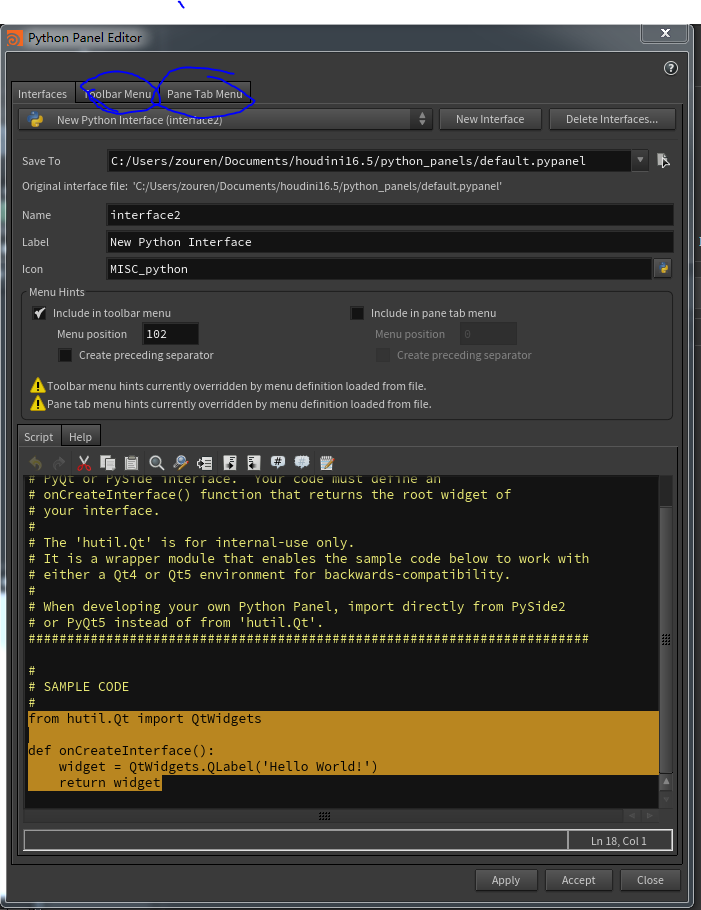 houdini添加内置界面(Python pyside) - 哔哩哔哩