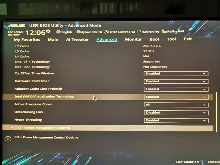 VMware Workstation Player创建虚拟机Ubuntu22.04系统并开启BIOS虚拟化建立共享文件夹 - 哔哩哔哩