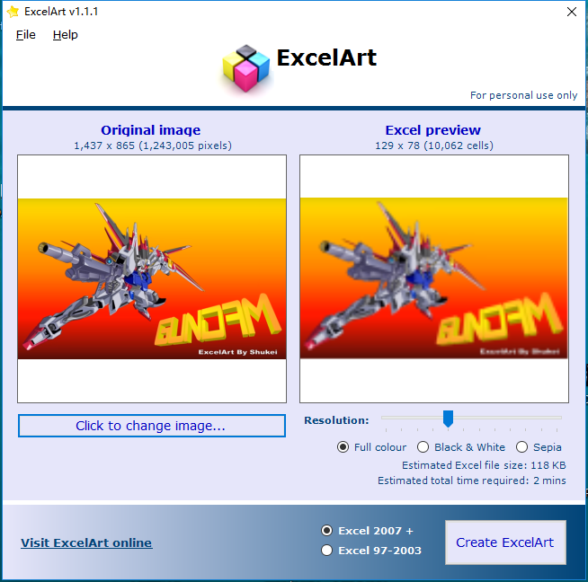 Excel不仅能画画，甚至分出了不同流派 - 哔哩哔哩