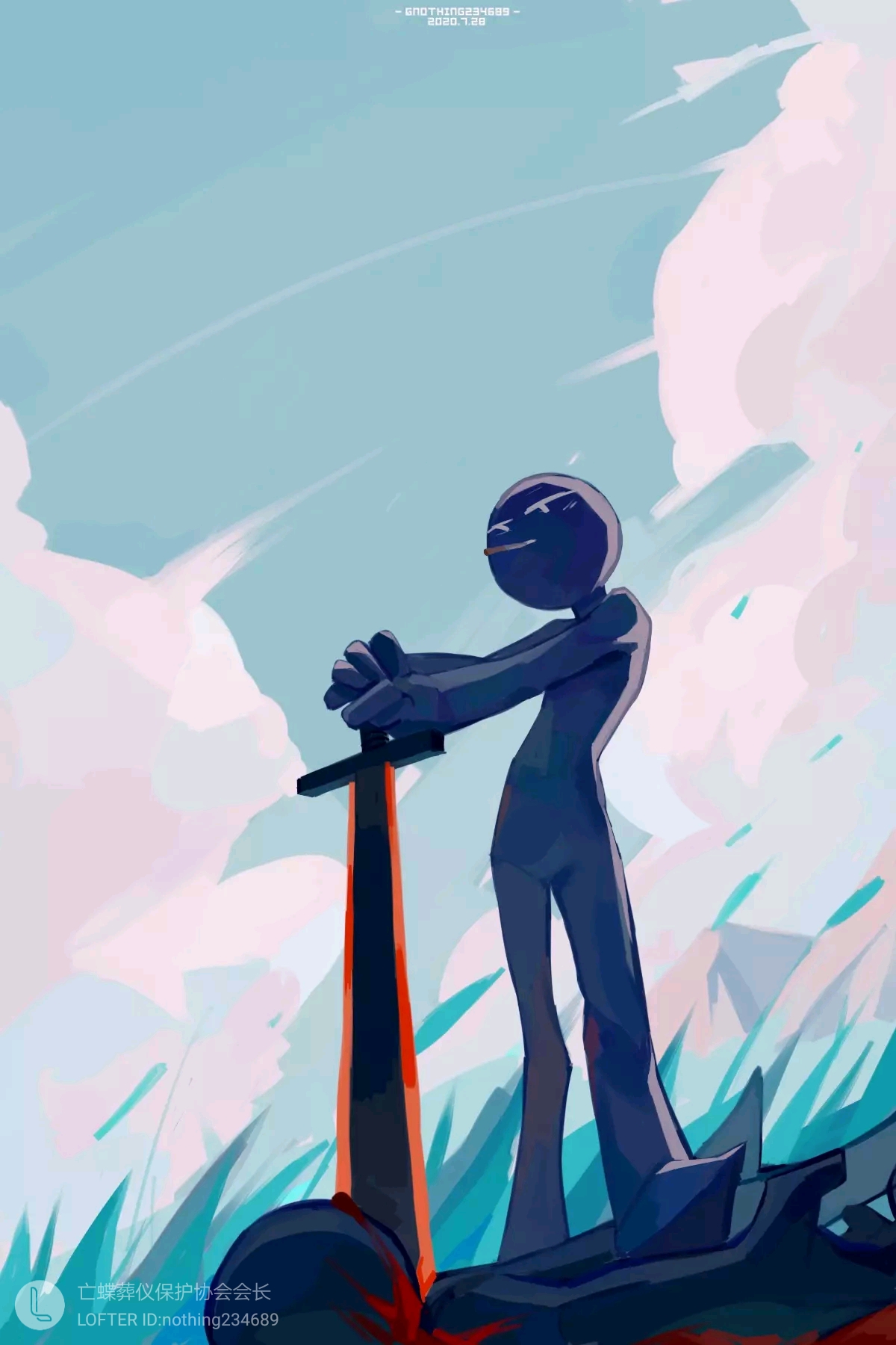 【Stickman火柴人RHG人物35】小蓝人Blue - 哔哩哔哩