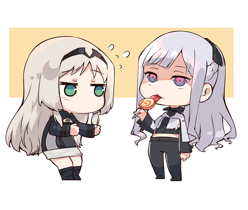 p站上的少前美图 AN94与AK12合照 - 哔哩哔哩