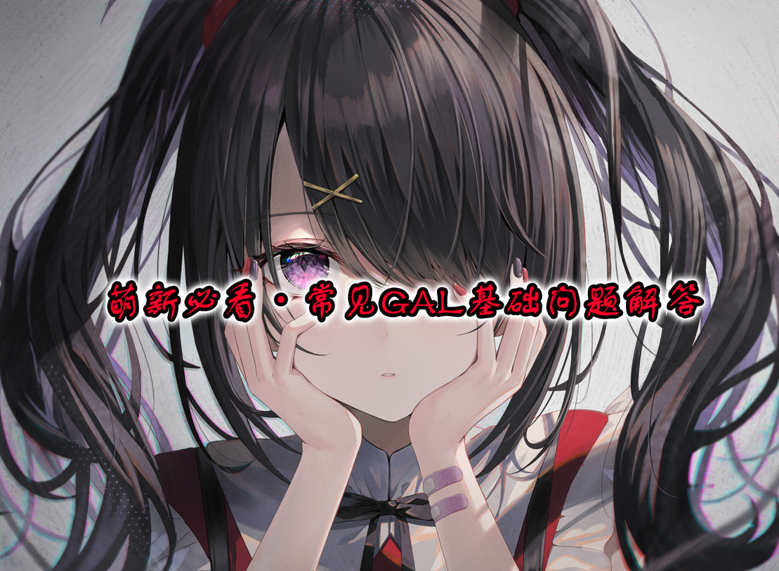 【萌新必看】GALGAME常见基础问题答疑汇总 - 哔哩哔哩