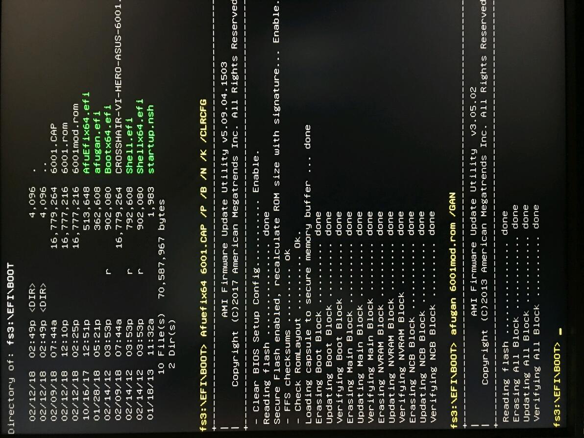 如何通过 EFI Shell 系统刷写官方 bios 和 mod 版 bios，AMI 主板（翻译+补充） - 哔哩哔哩