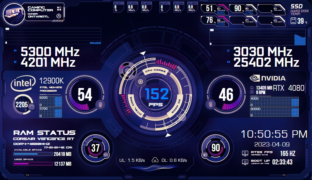 aida64 副屏lcd项目壁纸模板 论坛搬运收集（蓝奏云） - 哔哩哔哩