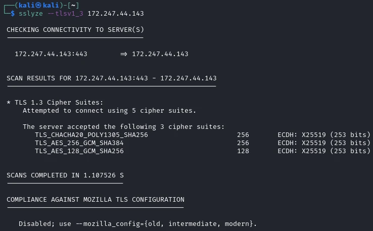 sslyze：一个快速而强大的SSL/TLS扫描工具！全参数详细教程！Kali Linux 教程！ - 哔哩哔哩