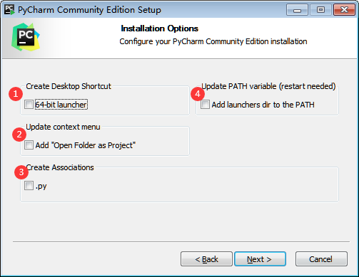 pycharm安装[社区版]每步都有图解+文字 - 哔哩哔哩