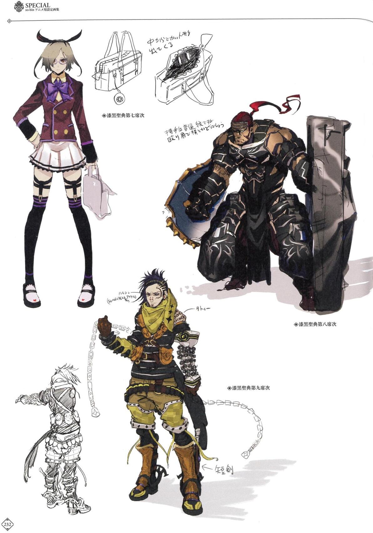 Overlord《完全设定资料集I》So-bin设定画集 - 哔哩哔哩