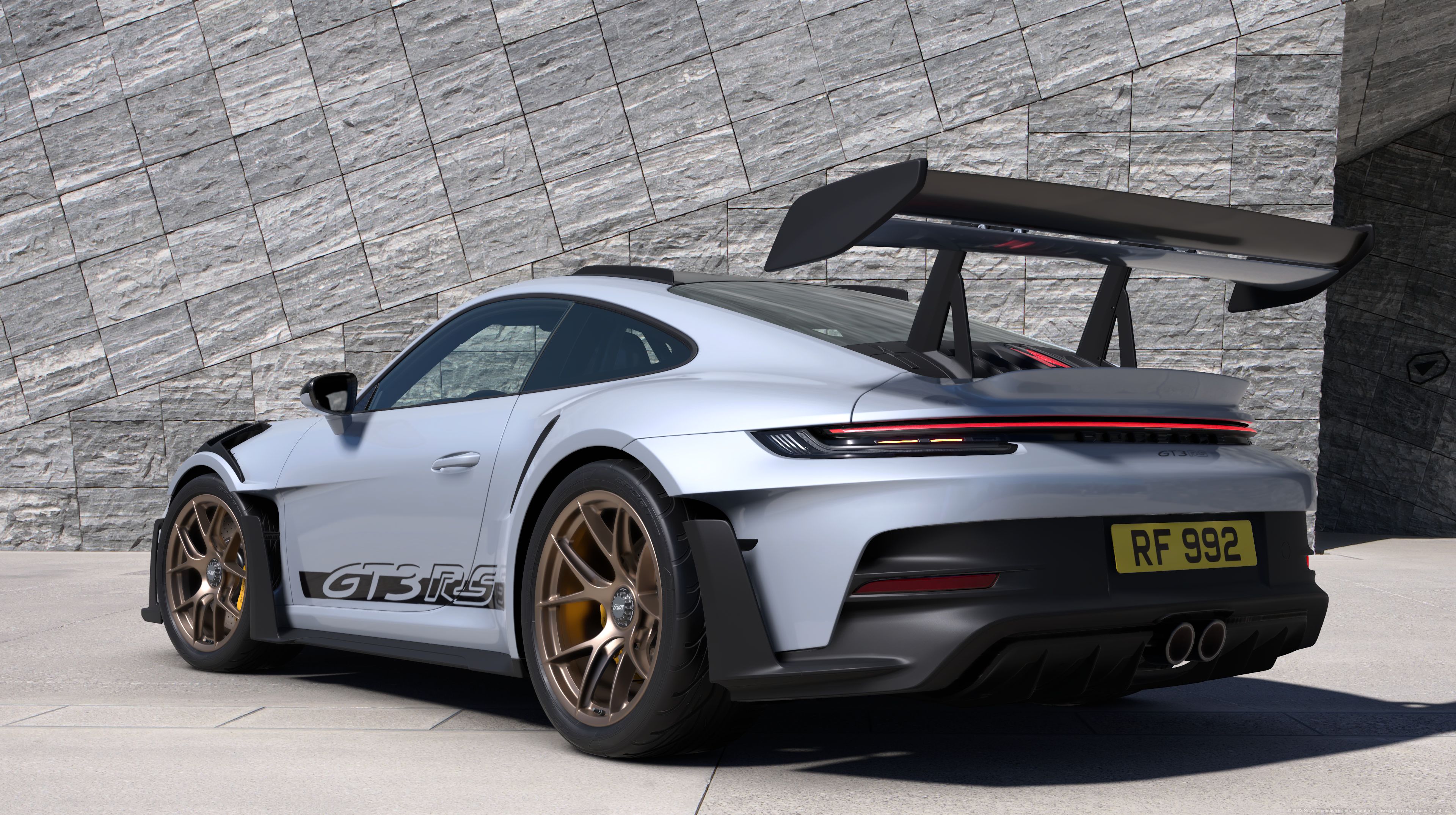 保时捷 911(992) GT3RS 4K壁纸（手机客户端可下载原图） - 哔哩哔哩