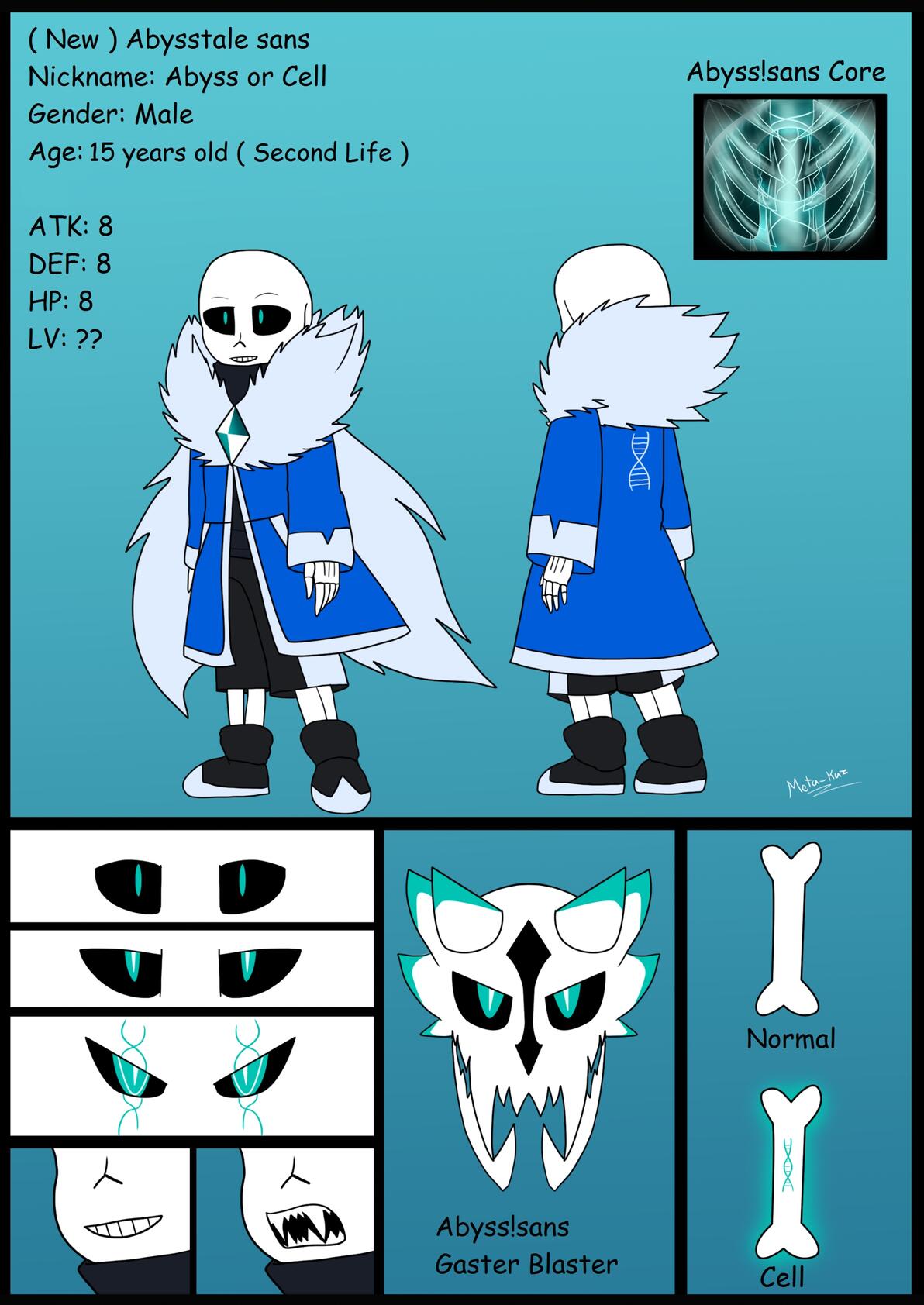 深渊传说Abyss! Sans 历代设定图 - 哔哩哔哩