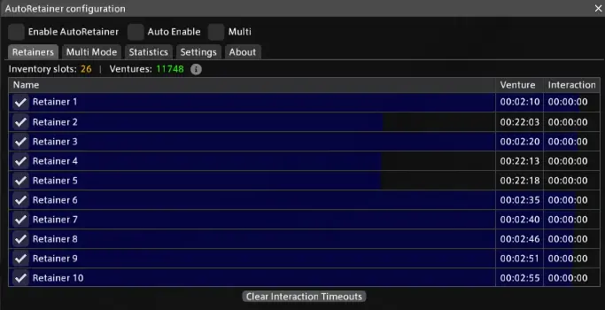 [FF14]关于FF14卫月Dalamud中自动收雇员（可自动切换角色） - 哔哩哔哩