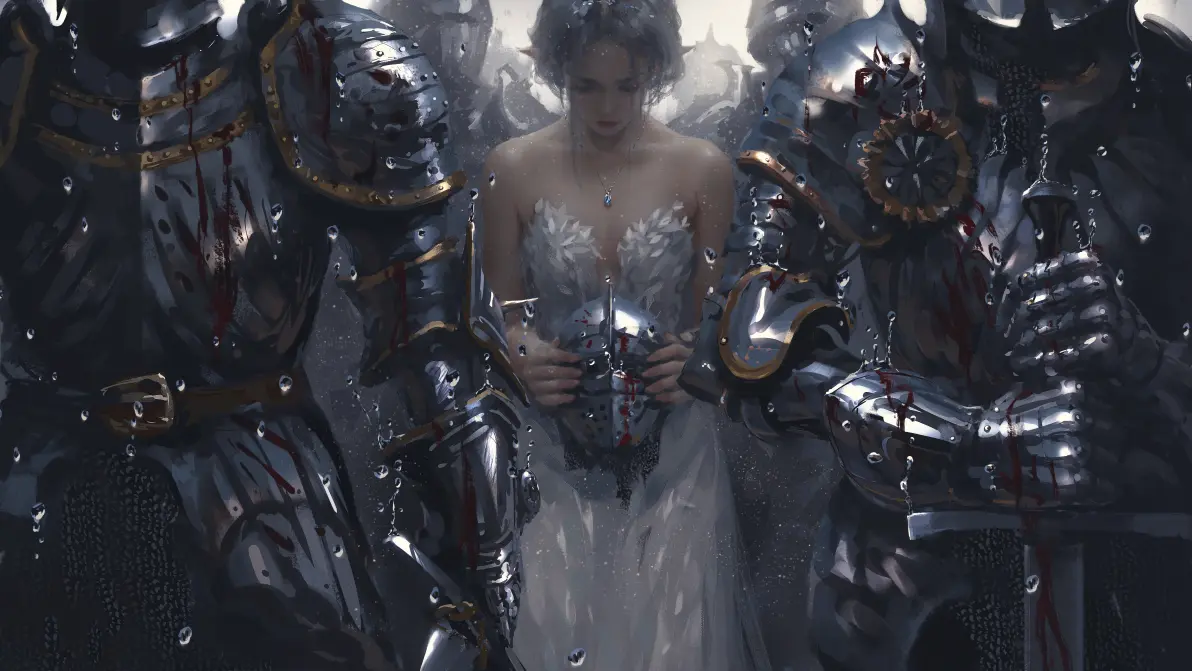 【超清4K壁纸】国内超人气画师wlop作品赏析《鬼刀》 - 哔哩哔哩