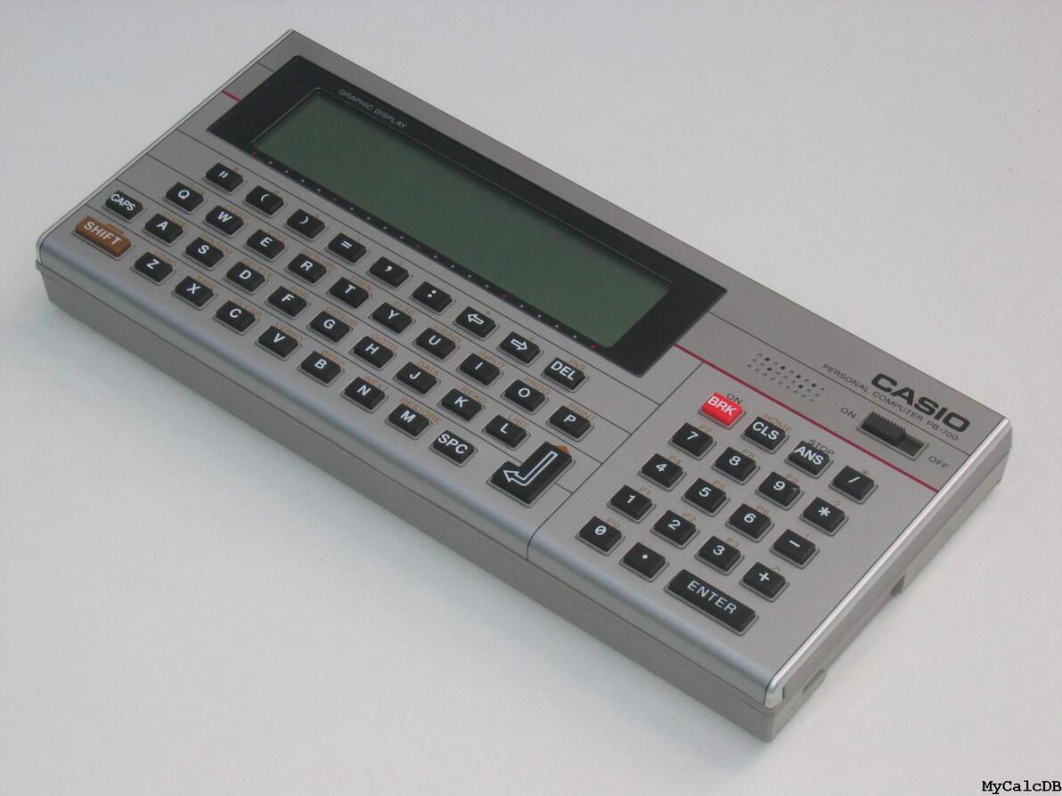 一款古董计算机：CASIO PB-700便携式个人计算机 与 FA-10模块！【中古视界】 - 哔哩哔哩