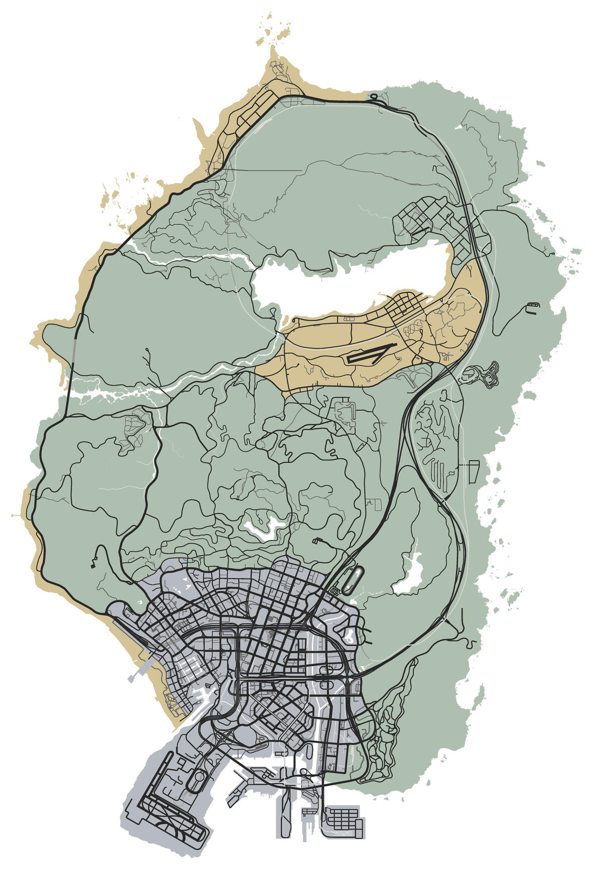 GTA 系列 地图图片超清珍藏 - 哔哩哔哩