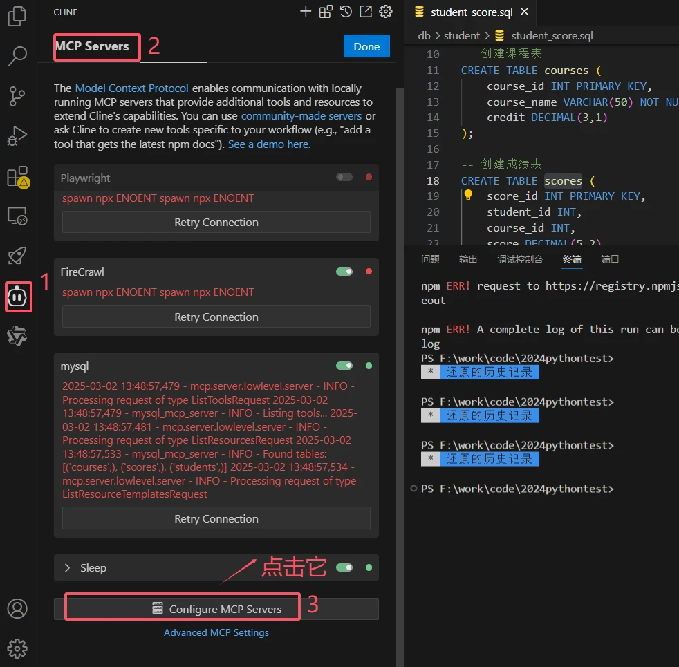 速来围观！vs code + cline 联手 MCP-server，解锁大模型万物互联新玩法！ - 哔哩哔哩