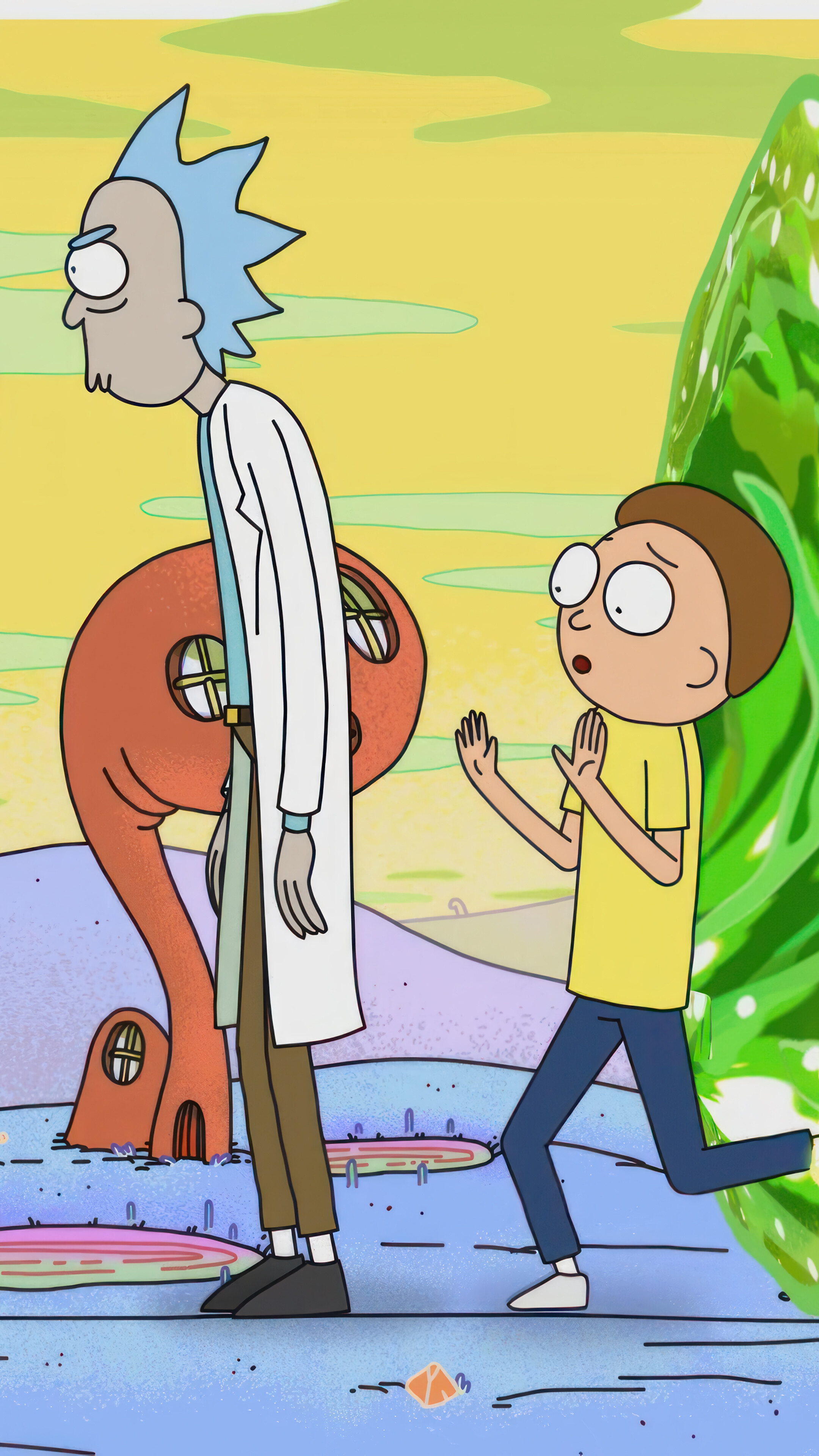 瑞克和莫蒂（Rick and Morty）| 4K 电脑壁纸 手机壁纸 - 哔哩哔哩