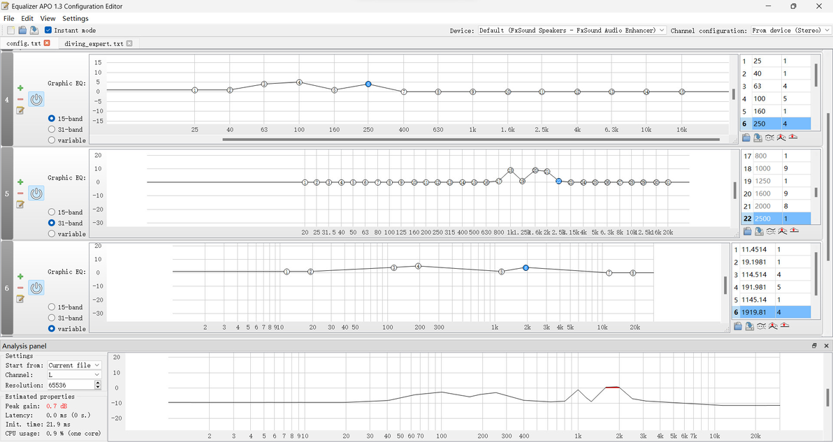 【教程】可能是全网最详细的Equalizer APO使用教程（二）功能介绍 - 哔哩哔哩