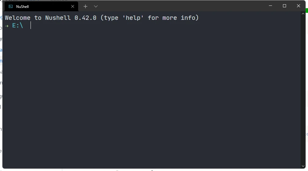 NuShell配置 - 哔哩哔哩