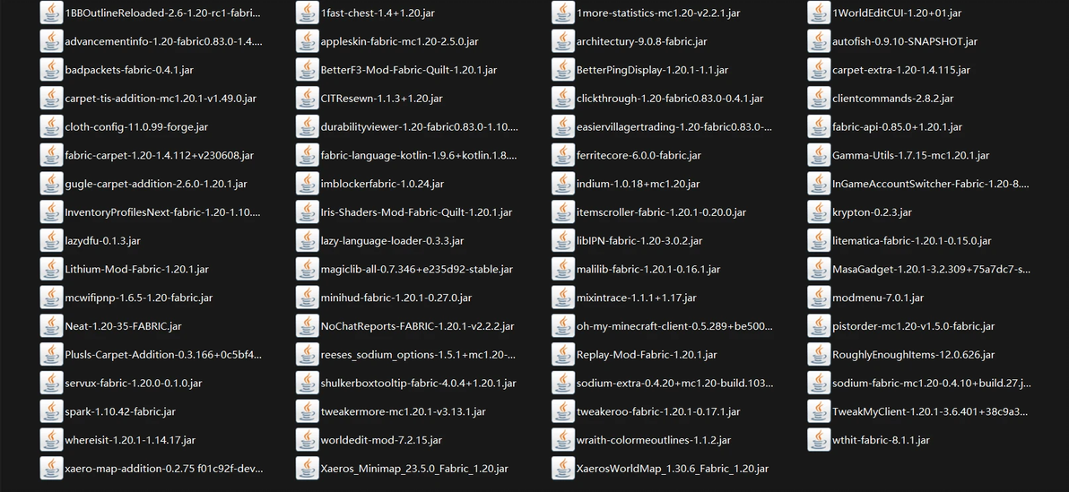 一个自用的Minecraft 1.20.1 Mod包 - 哔哩哔哩