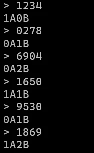 1A2B猜数字游戏（Bulls and Cows）的Python实现和求解 - 哔哩哔哩
