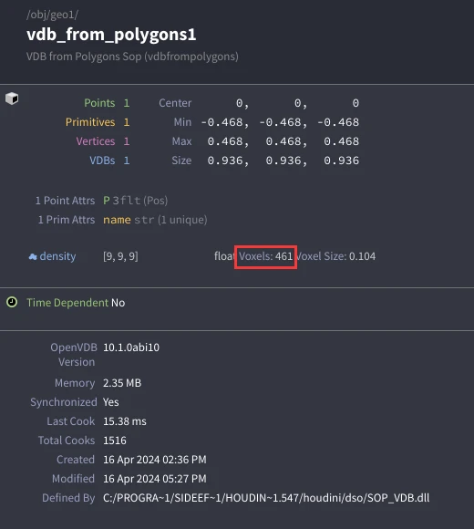 关于Houdini的vdb from polygons节点 - 哔哩哔哩