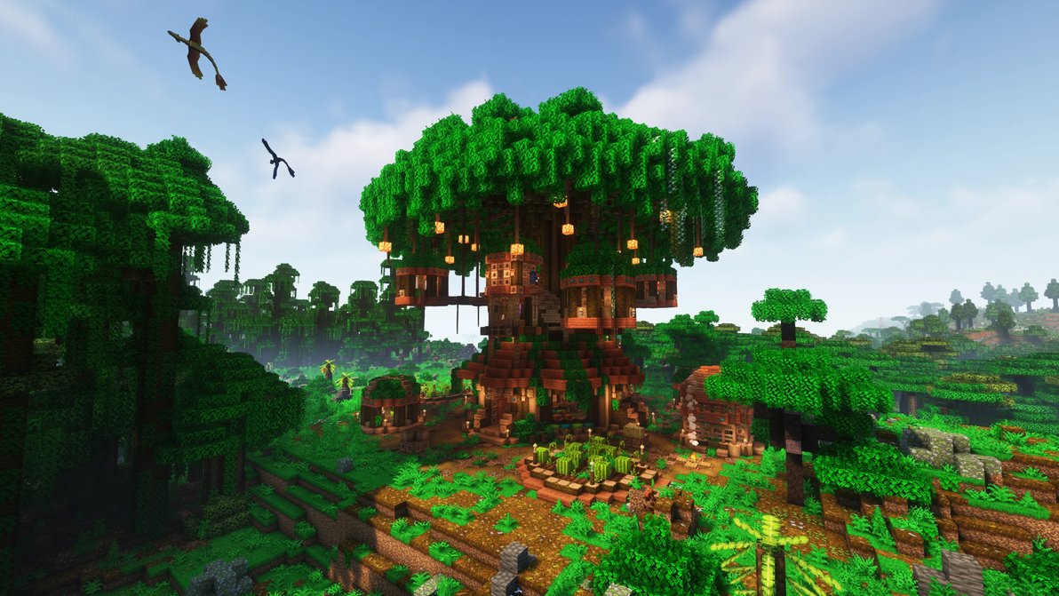 [光影][冒险][种田][风景]我的世界Minecraft1.18.2大型整合包 理想国Utopia 发布 - 哔哩哔哩