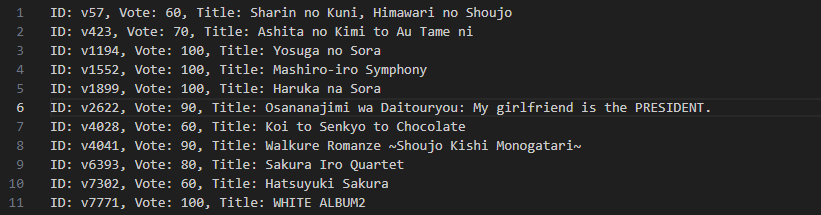 如何快速使用VNDB创建自己的galgame清单 - 哔哩哔哩