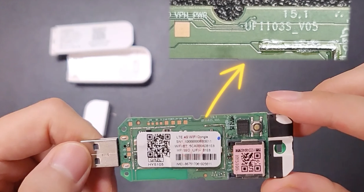高通 410 随身 WiFi: UFI103S_V05 切卡，分区备份，ROOT，QCN 备份 - 哔哩哔哩