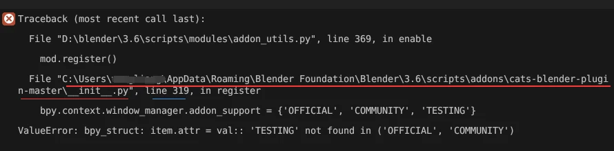 blender 3.6 安装 cats-blender-plugin-master无法启用解决 - 哔哩哔哩