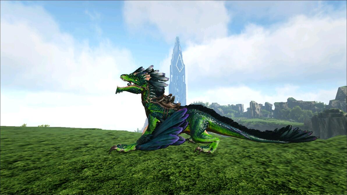 （方舟生存进化）漂亮的岩龙配色 - 哔哩哔哩