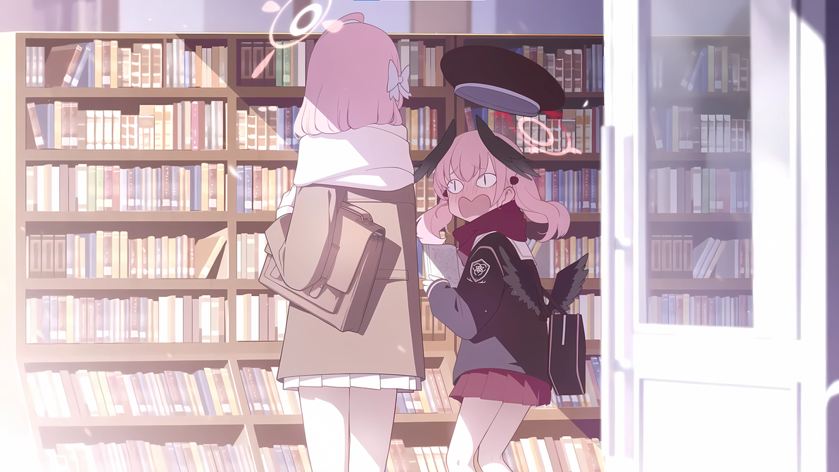 【碧蓝档案】一周年PV80张CG截图（超分辨率） - 哔哩哔哩