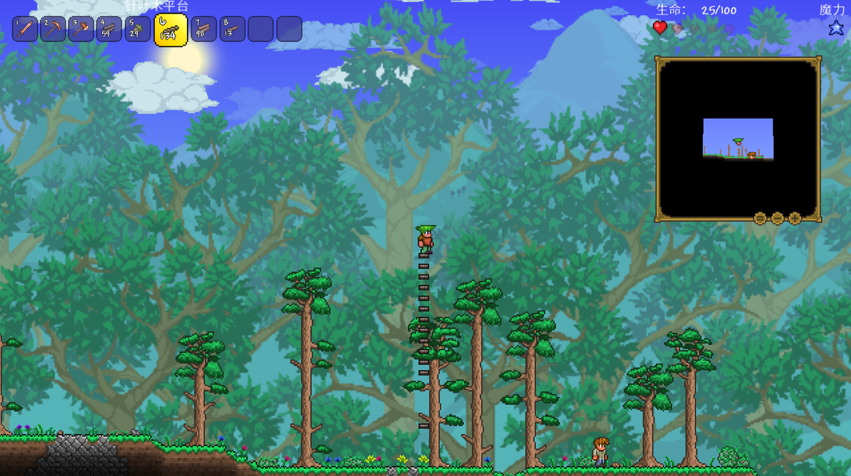 《泰拉瑞亚》视频作者ningishu干过这件事（关于地图背景） - 哔哩哔哩