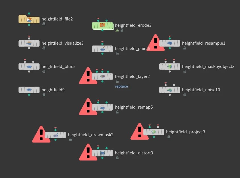 Houdini Height Field LA 001 Note - 哔哩哔哩
