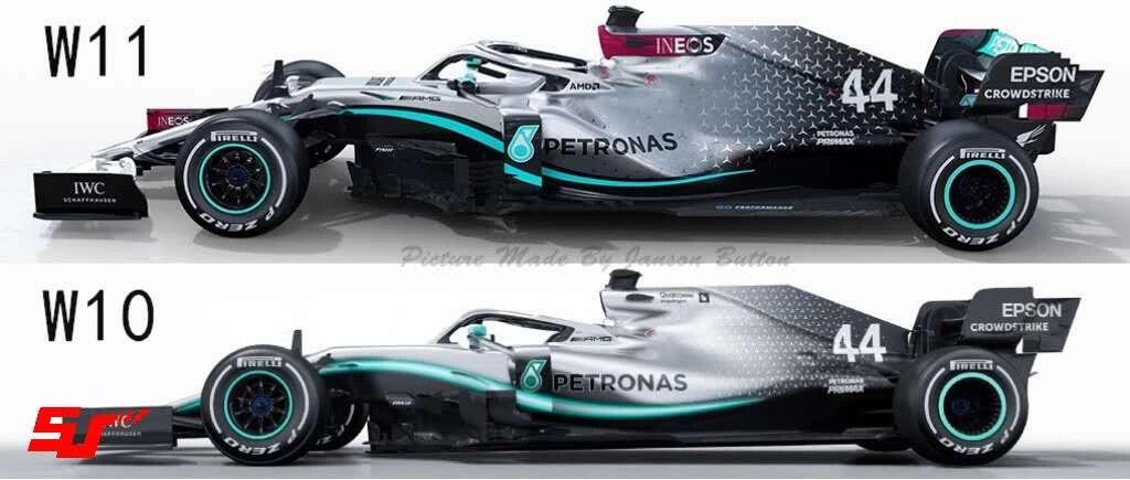 新一代银箭-梅赛德斯W11发布 - 哔哩哔哩