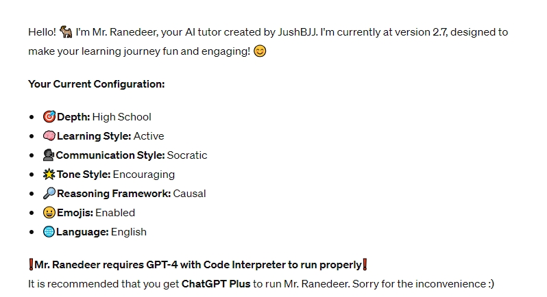 chatgpt 提示词 最强AI导师-Mr.-Ranedeer-AI-Tutor - 哔哩哔哩